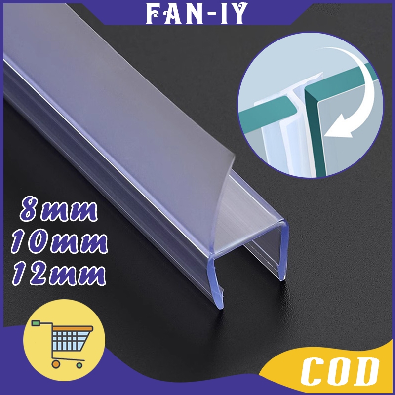 Jual 1m Karet List Pintu H Model Seal Pintu Kaca Seal Strip Kaca Clip ...