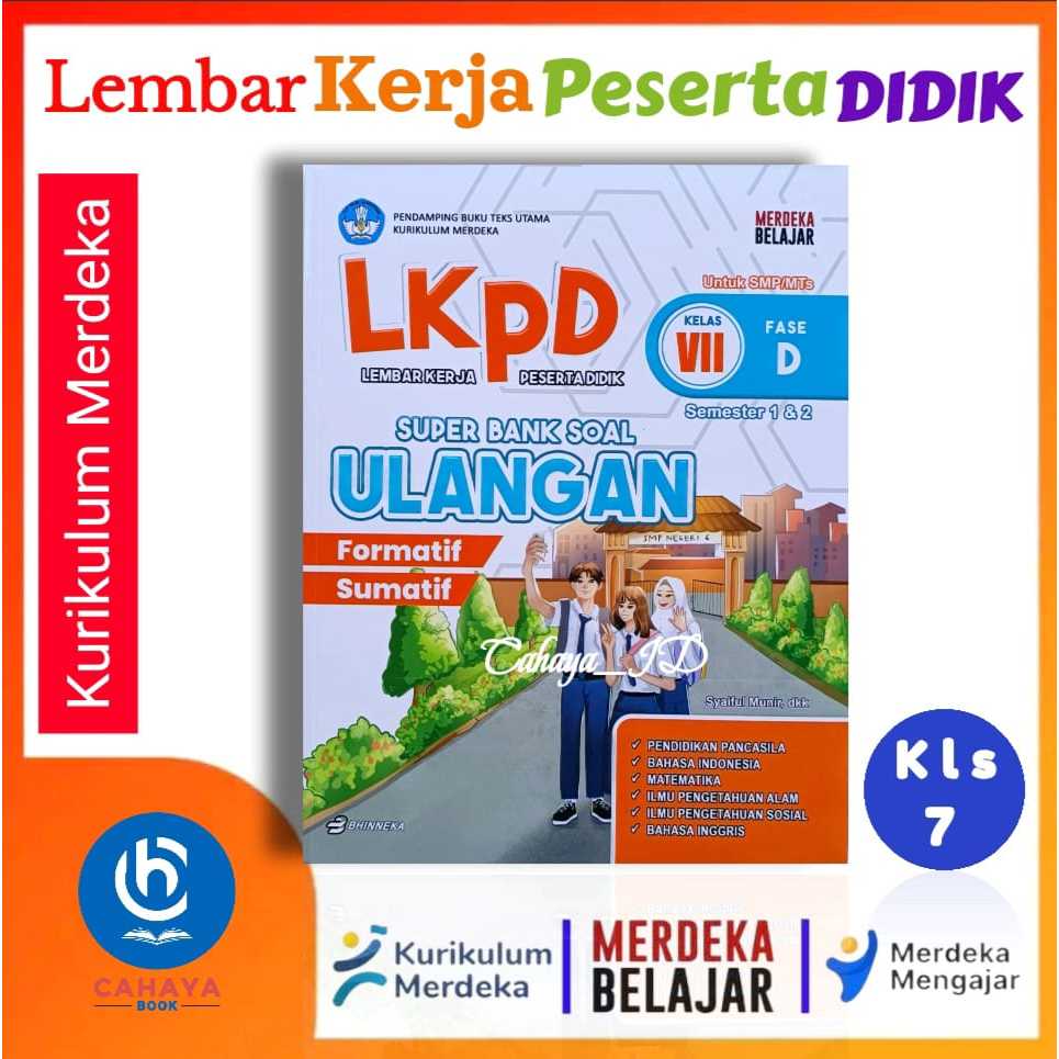 Jual Buku Lembar Kerja Peserta Didik/LKPD Pintar Ulangan Formatif ...