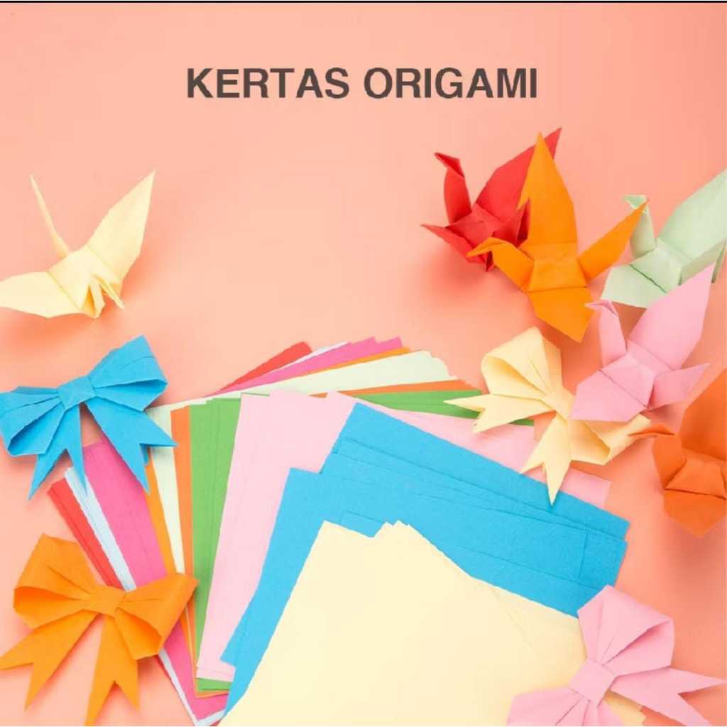 Jual KERTAS ORIGAMI DENGAN BERBAGAI WARNA DAN UKURAN | Shopee Indonesia