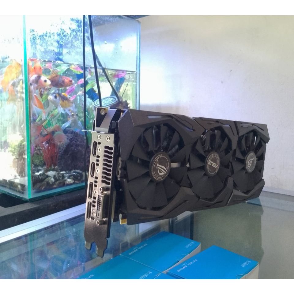 Jual VGA ASUS ROG GTX 1080Ti 11GB 352bit GDDR5X Cocok Untuk desain ...