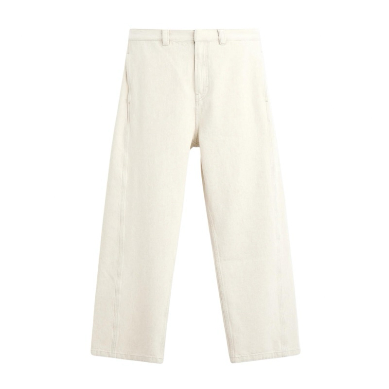 Jual Sai - Beige Canvas Long Pants Loose Fit Baggy Pants | Shopee Indonesia