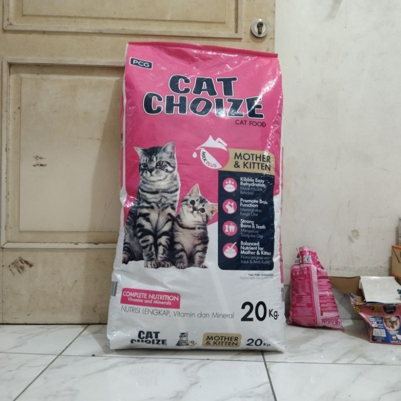 Jual Cat Choize Mother & Kitten - Makanan Ibu dan Anak Kucing 20KG ...