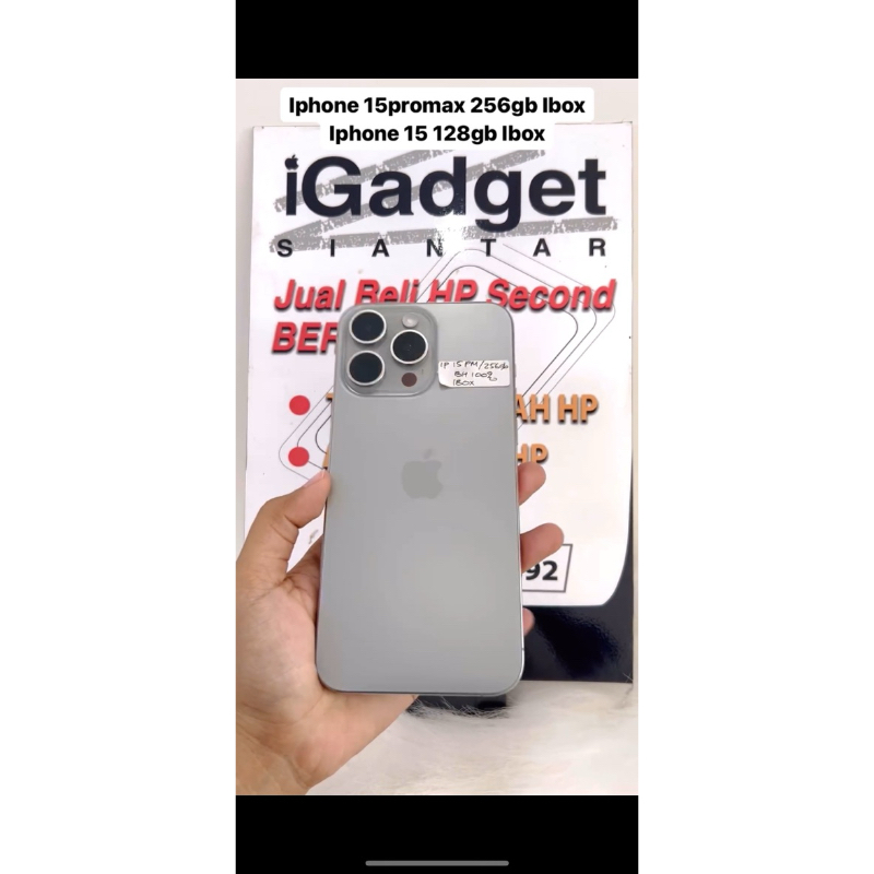 Jual iphone 15 pro max 256gb iBox | Shopee Indonesia