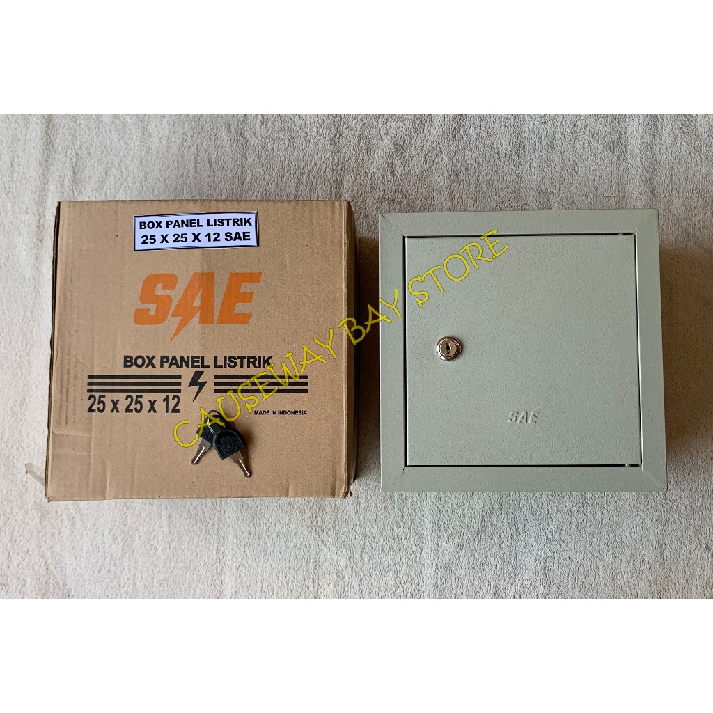 Jual BOX PANEL LISTRIK 25 X 25 X 12 SAE | Shopee Indonesia