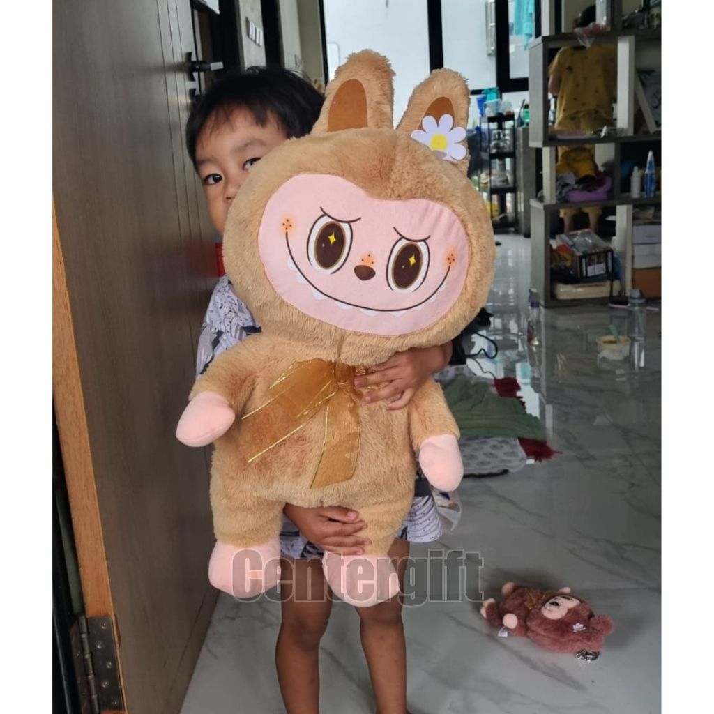 Jual Boneka Monster Labubu Viral Mainan Labubu XL 60CM Mainan Kado Anak ...