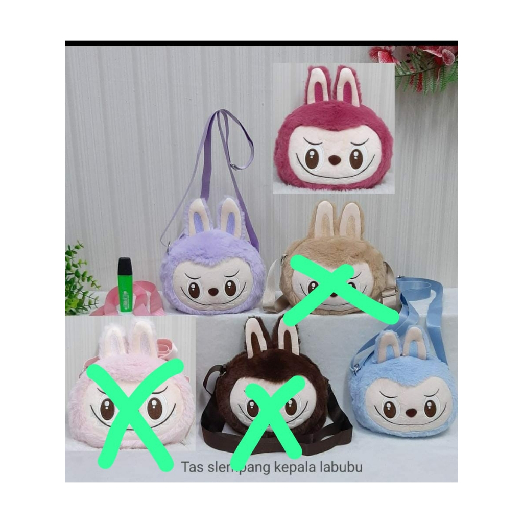 Jual Tas Labubu Bulu Viral Kekinian Anak Ready | Tas Bulu Bulu Import ...