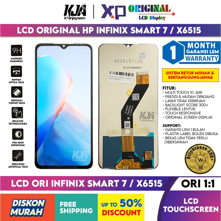 Jual ️ LCD Original ️ Infinix Smart 7 / X6515 LCD Touchscreen Hp ORI | Shopee Indonesia