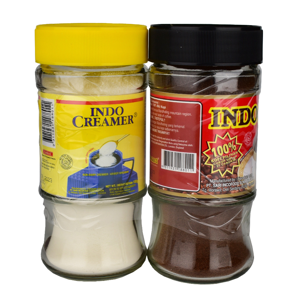 Jual Kopi + Krimer INDOCAFE Special Set Toples 150 gr Coffee Set ...