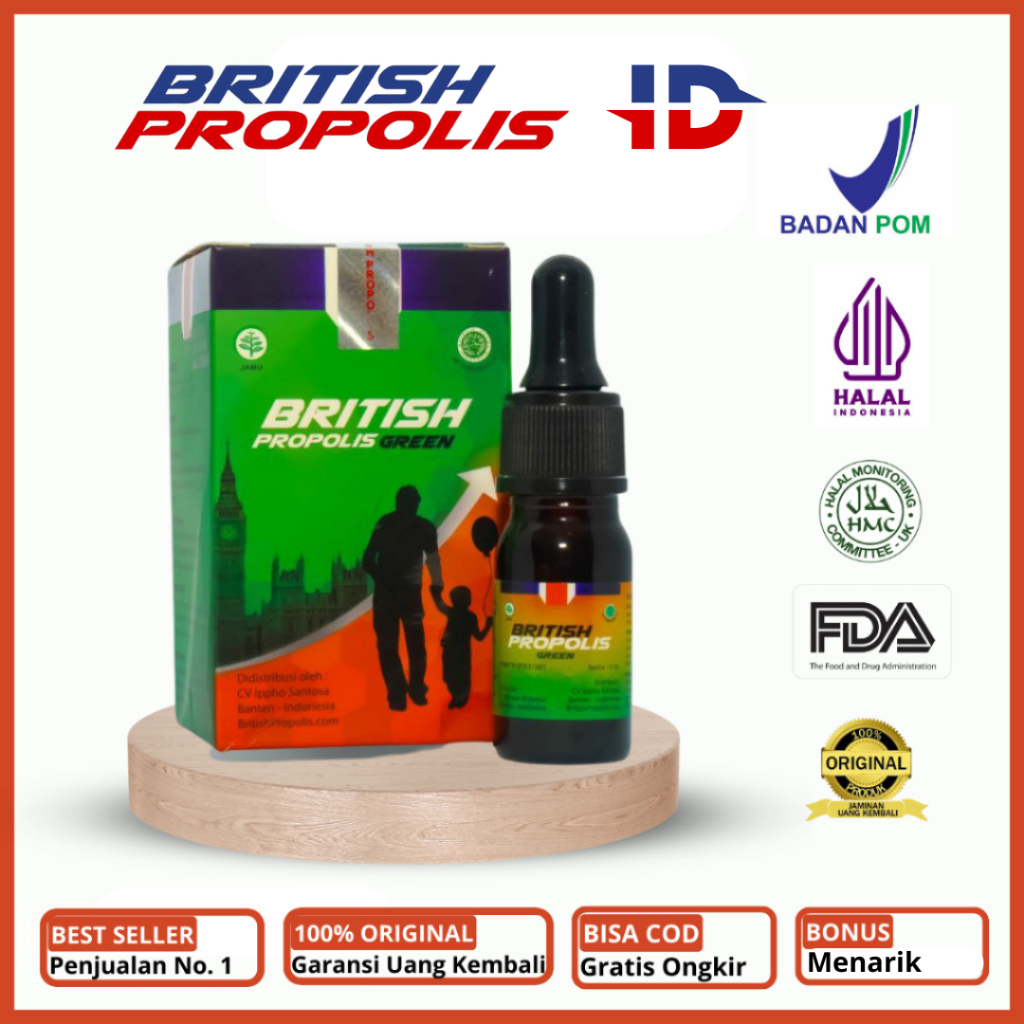 Jual British Propolis Kids 100% Original - FDA Standart - Suplemen ...