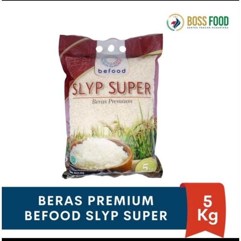 Jual BERAS PREMIUM BEFOOD SLYP SUPER 5KG | Shopee Indonesia