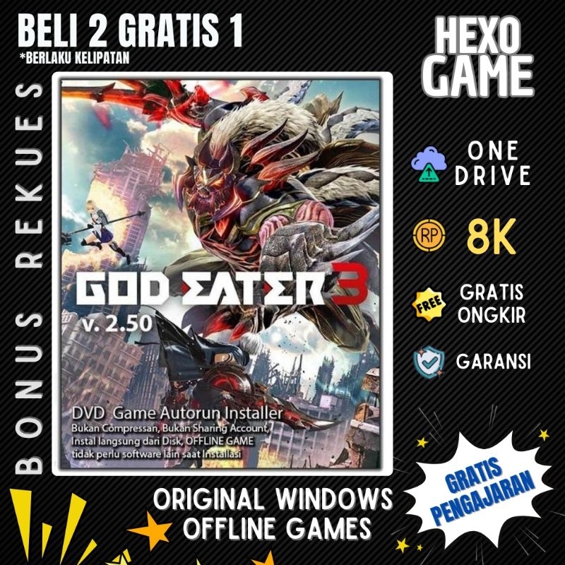 Jual God Eater 3 - PC Game Adv Fight - LINK DOWNLOAD - GAME LAPTOP - GAME KOMPUTER | Shopee ...