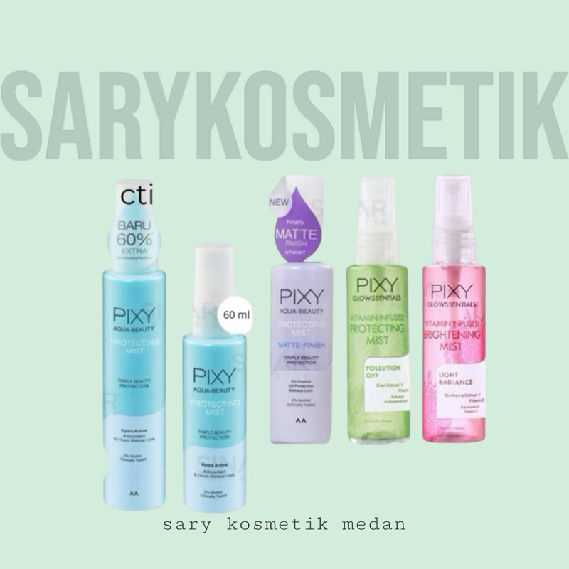 Jual PIXY SETTING SPRAY WHITE AQUA MATTE ESSENTIAL 60 ML - ANTI ...