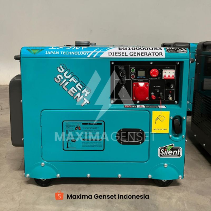 Jual Genset 7 KVA - EMERALD 5000 WATT - GENSET SOLAR SILENT - GENSET ...
