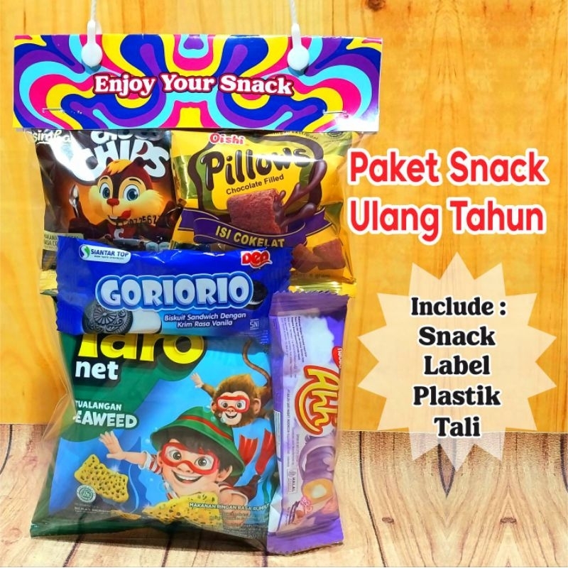 Jual PAKET SNACK ULANG TAHUN / BINGKISAN SNACK ULTAH / PARCEL SNACK ...