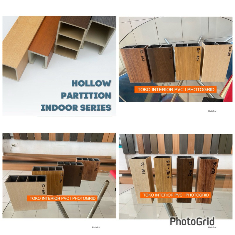 Jual Hollo PVC Indoor Kisi Kisi PVC Partisi PVC Murah Seri Premium ...