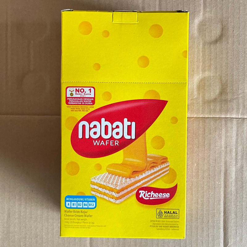 Jual Wafer Nabati Richeese isi (20pcs) | Shopee Indonesia