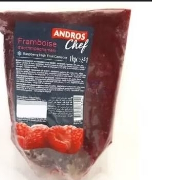 Jual ANDROS FROZEN FRUIT COMPOTE RASPBERRY 1KG | Shopee Indonesia