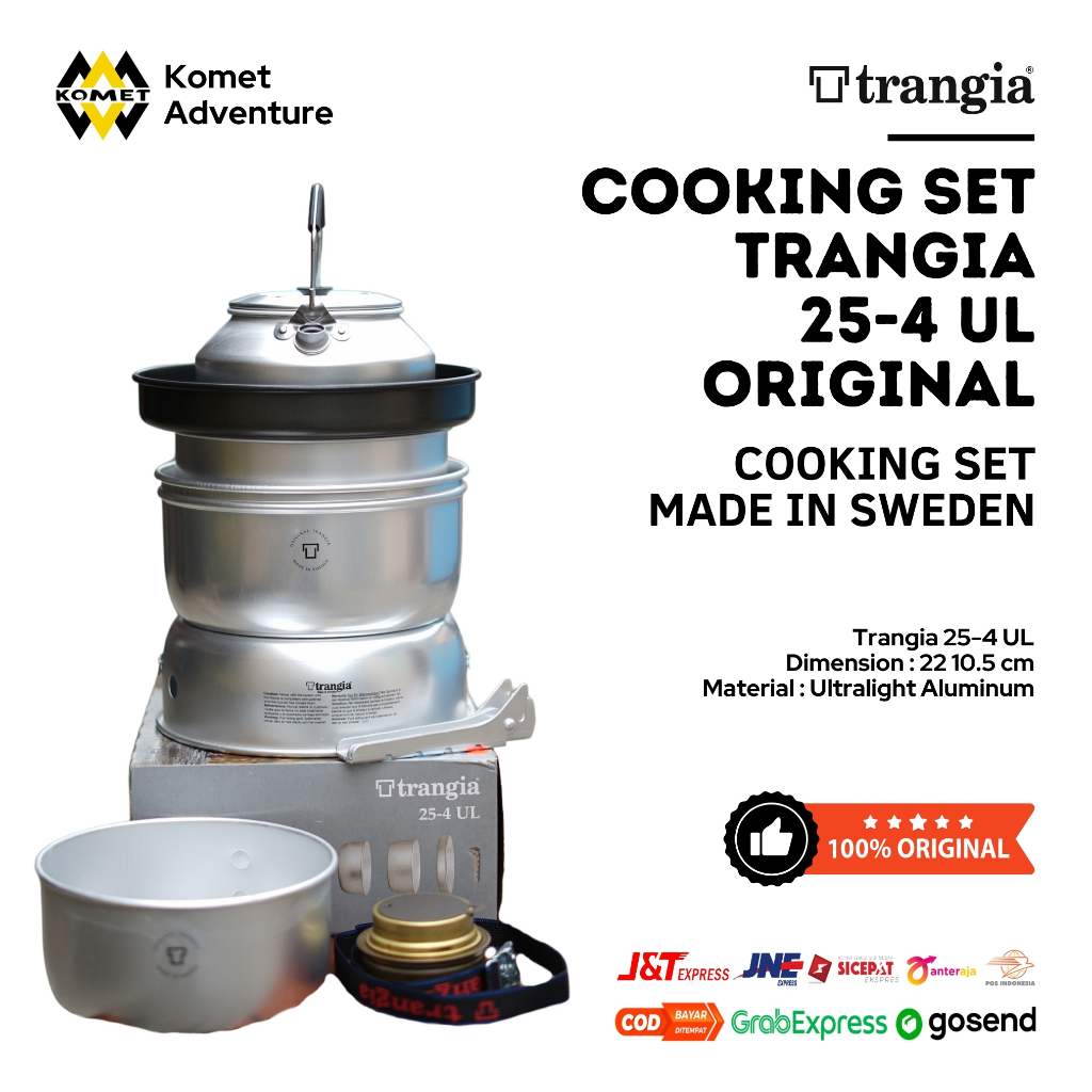 Jual COOKING SET TRANGIA 25-4 UL ORIGINAL | Kompor camping set trangia ...