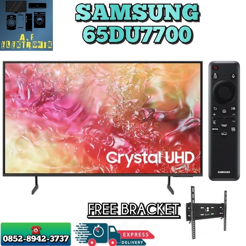 Jual SAMSUNG 65DU7700 CRYSTAL UHD 4K SMART TV 65 INCH | Shopee Indonesia