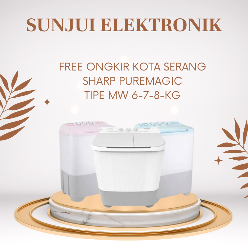 Jual MESIN CUCI 2 TABUNG SHARP 80MW | Shopee Indonesia