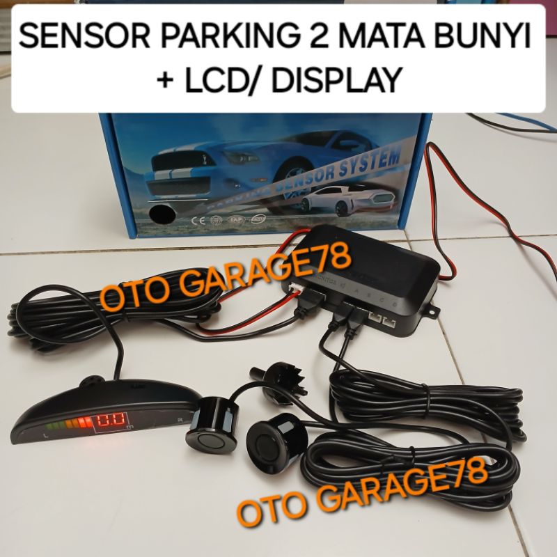 Jual SENSOR PARKING 2 MATA BUNYI + LCD/ DISPLAY | Shopee Indonesia