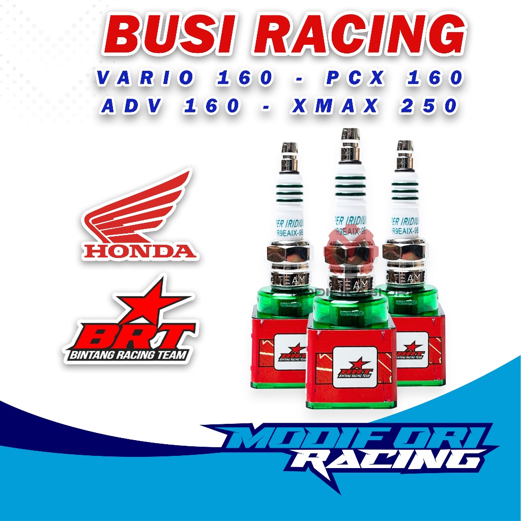 Jual BUSI RACING SUPER IRIDIUM BRT VARIO 160 PCX 160 ADV 160 XMAX 250 MODIFIKASI ORI | Shopee ...