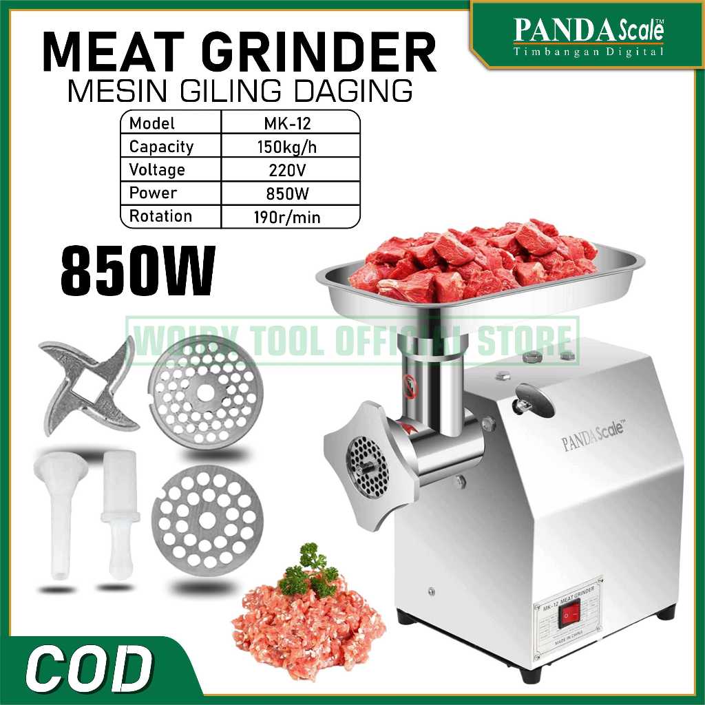 Jual PANDA SCALE Mesin Giling Daging Meat Grinder 150kg/Jam Penghancur ...