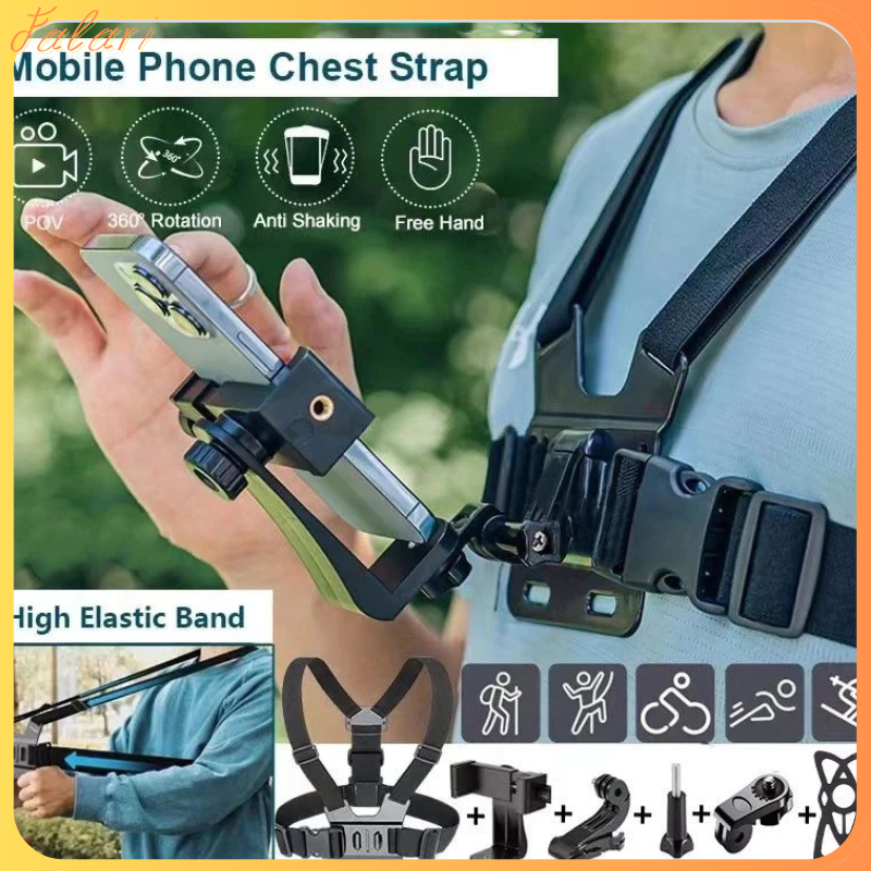 Jual Chest Strap Holder Tali Dada Handphone Hp Kamera actioncam Mount ...