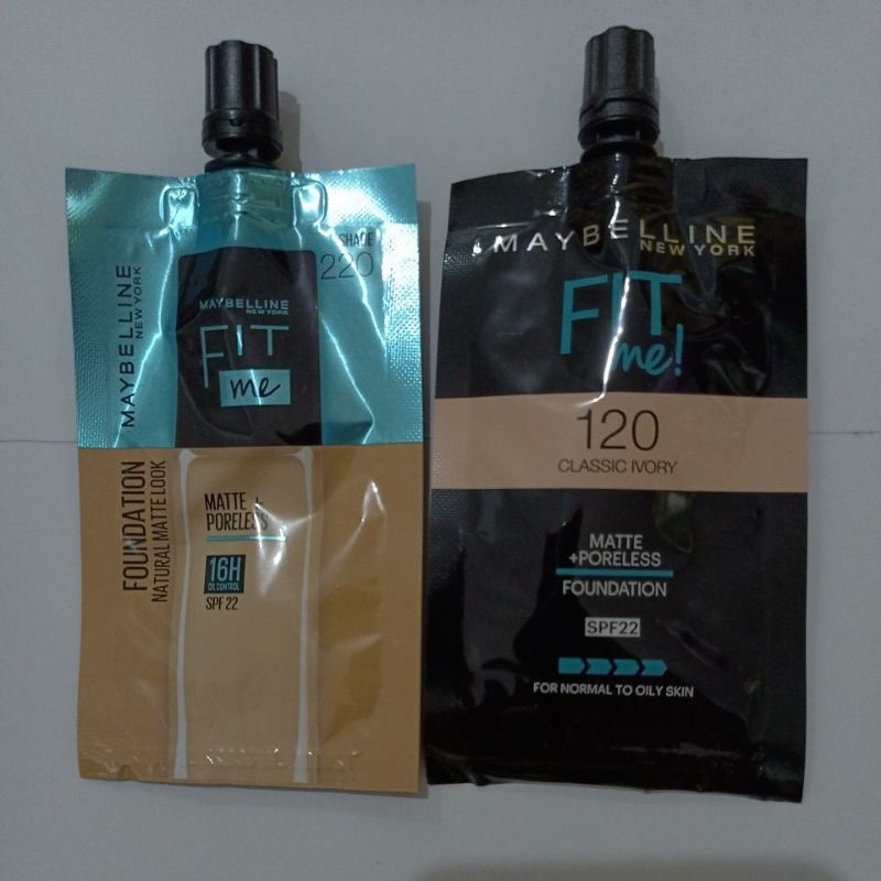 Jual Maybelline Fit Me Sachet 5 ml | Shopee Indonesia