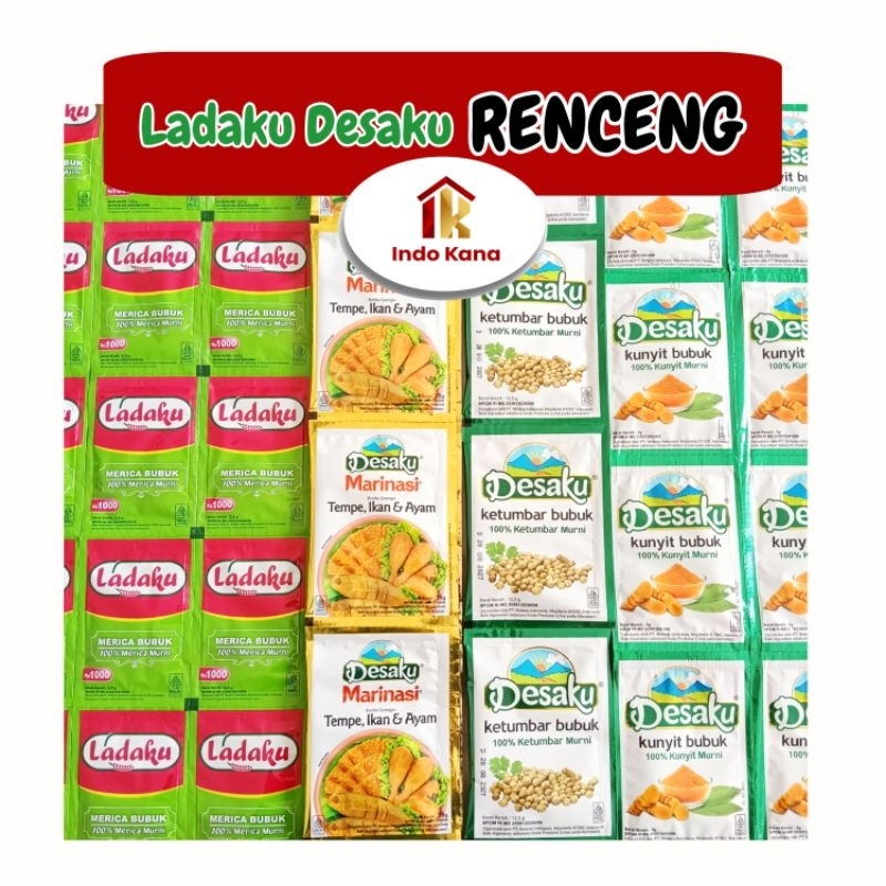 Jual LADAKU Merica DESAKU ketumbar/kunyit/marinasi bumbu gorengan ...