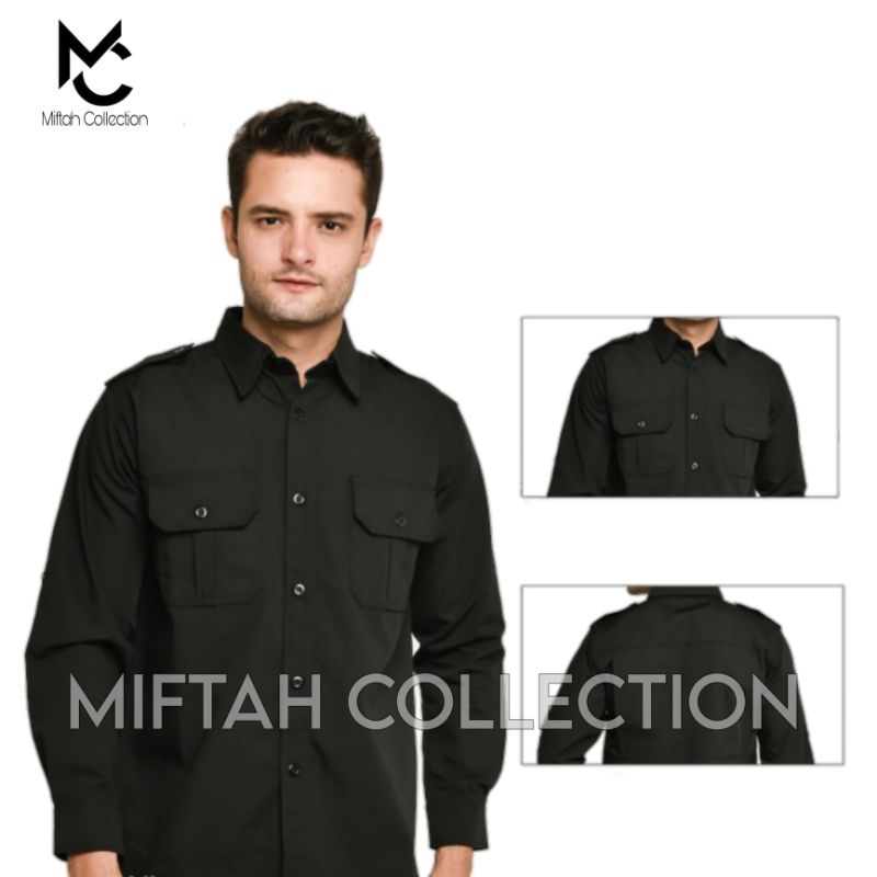 Jual Kameja Pdh Hitam Panjang Kameja outdoor pdh pdl PNS terbaru ...
