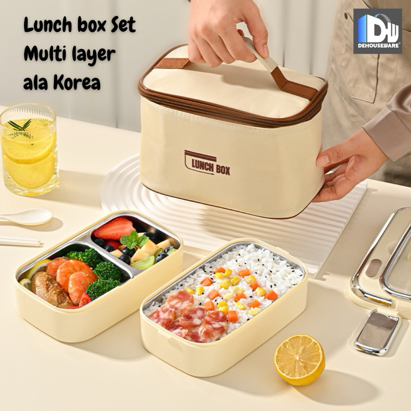 Jual [Buy 1 get Free 3] [PROMO] LunchBox Premium Kedap Udara | Box Ala ...
