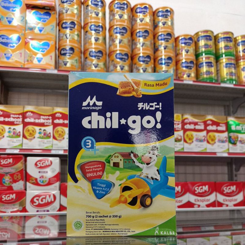 Jual Morinaga chil go 3+ susu pertumbuhan anak 3-12 tahun 700g | Shopee ...