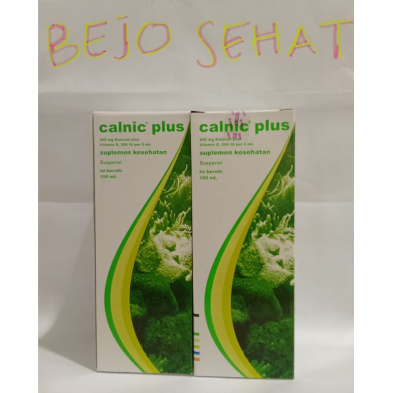 Jual Calnic Plus Sirup 100ml/ calnic plus kaplet box 30 kapsul / calnic ...