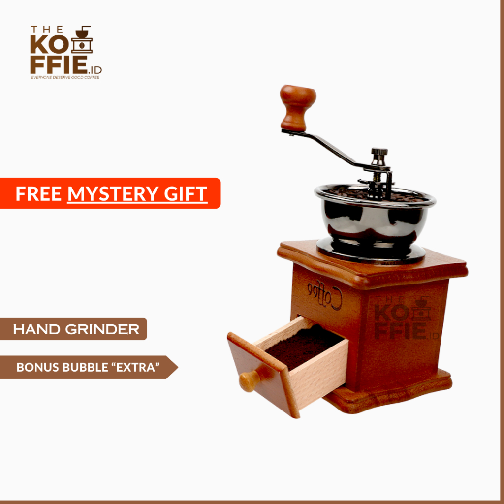 Jual Mrosaa Alat Penggiling Kopi Manual Coffee Grinder Brown gerinder ...