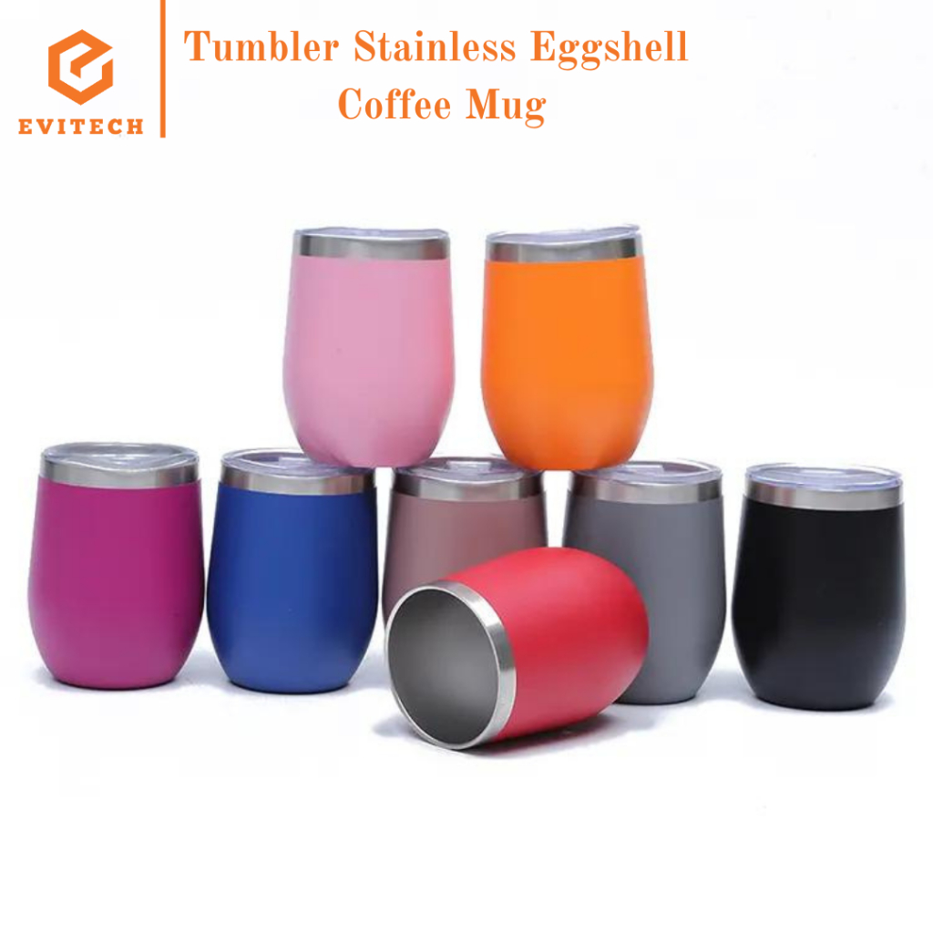 Jual Gelas Tumbler Stainless Steel Tahan Panas & Dingin / Mug Egg ...