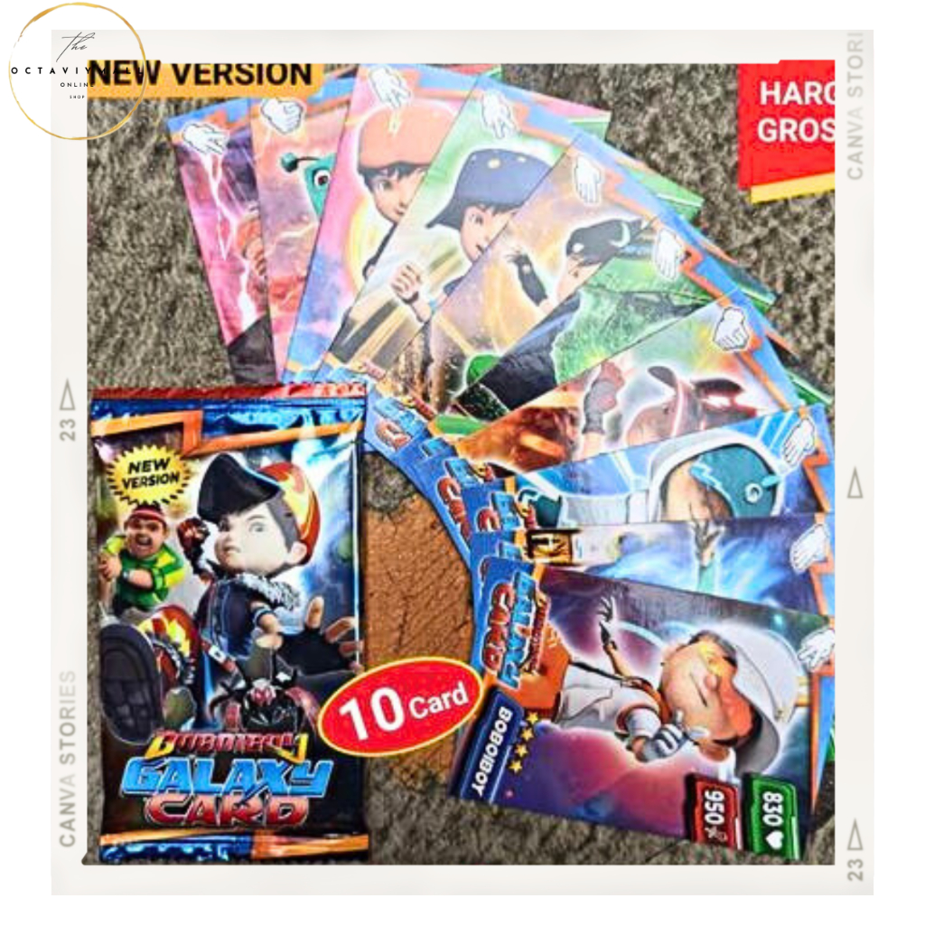 Jual Trading Card Game Boboiboy Galaxy 1 Pack isi 10 Kartu Hologram ...