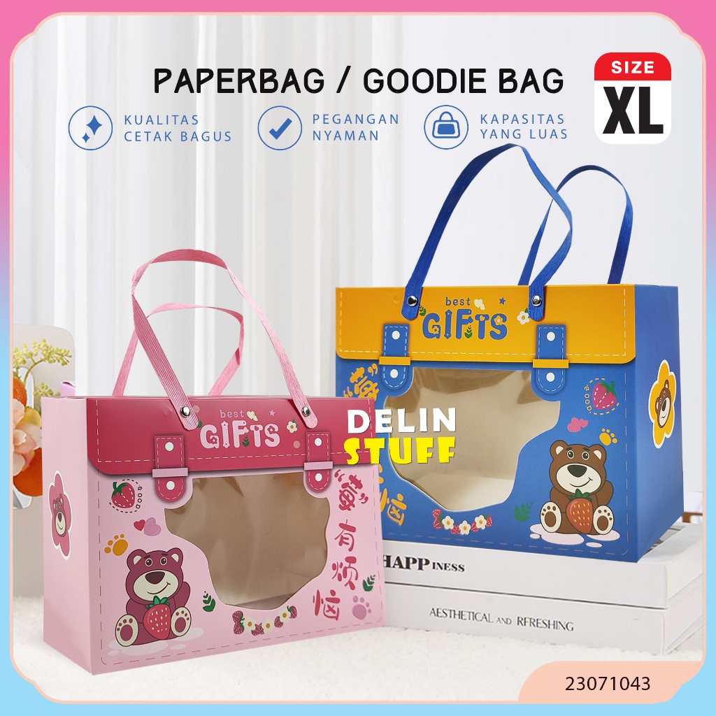 Jual Goodie Bag Ulang Tahun Anak Lotso Bear Tas Ulang Tahun Anak Tas ...