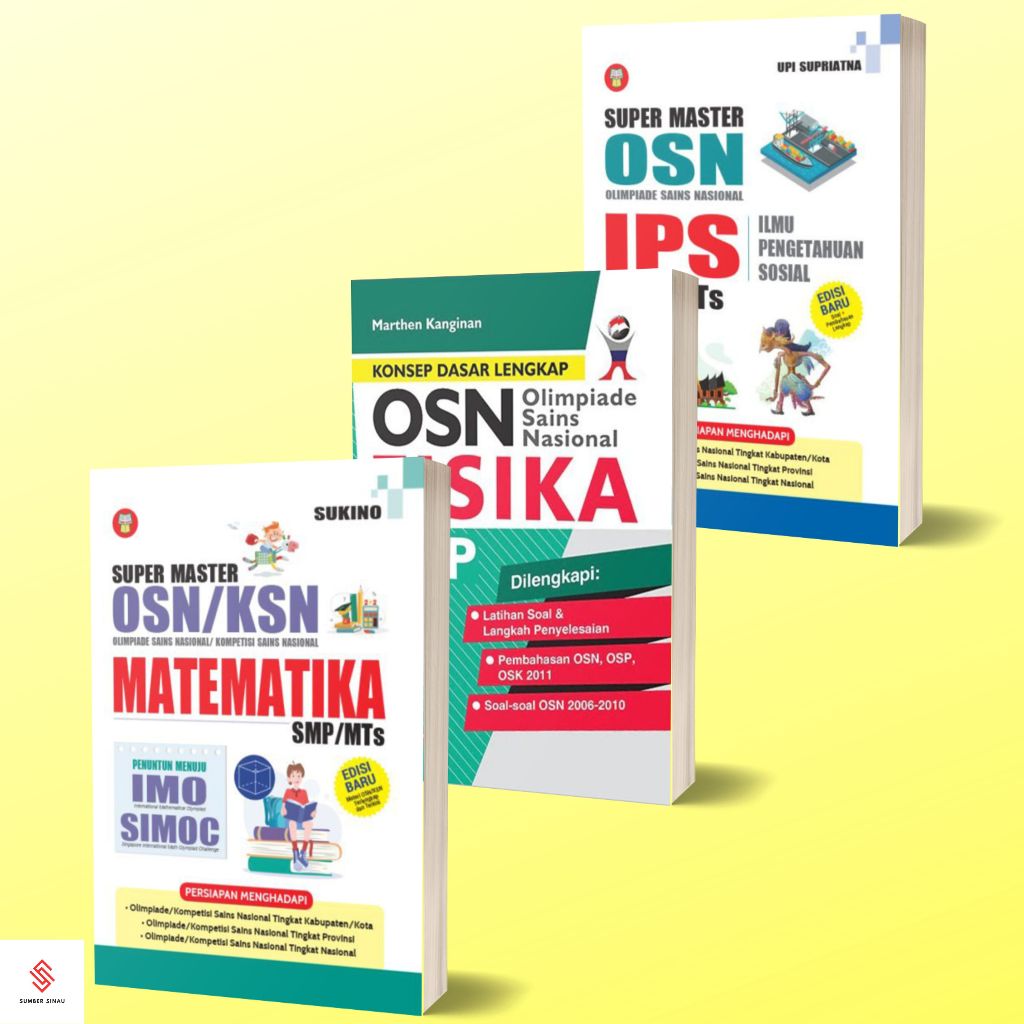 Jual Buku OSN/KSN/Olimpiade Matematika/Fisika/IPS SMP/MTs | Shopee Indonesia