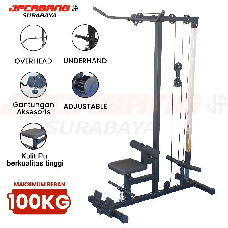 Jual Pull Down Alat Fitness Lat Pull Down Crossover Rowing Alat Fitness ...