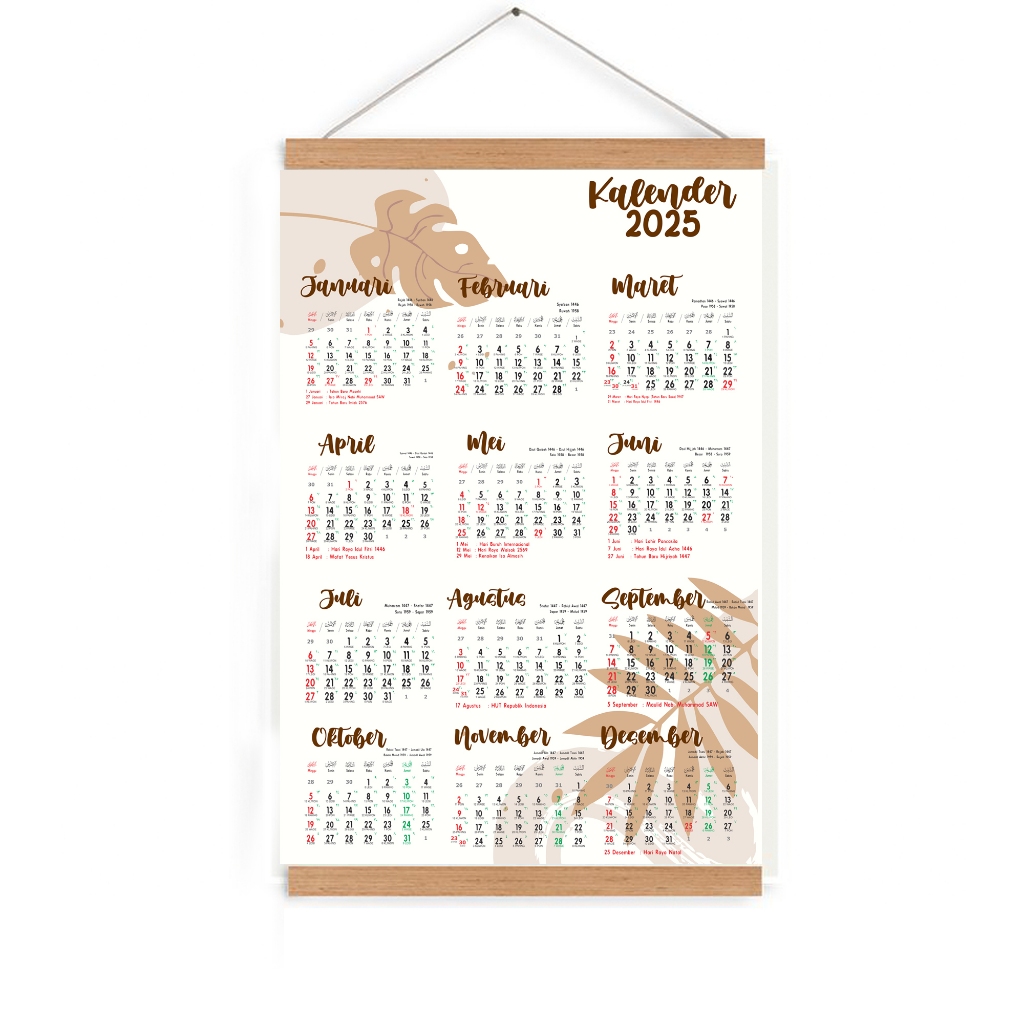 Jual KALENDER 2025 AESTHETICS A3 32X48 MODEL GANTUNG | Shopee Indonesia