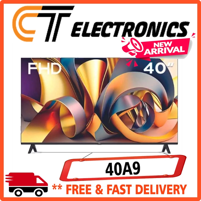 Jual TCL SMART LED TV ANDROID 11 40 INCH 40A9 DOLBY AUDIO | Shopee ...