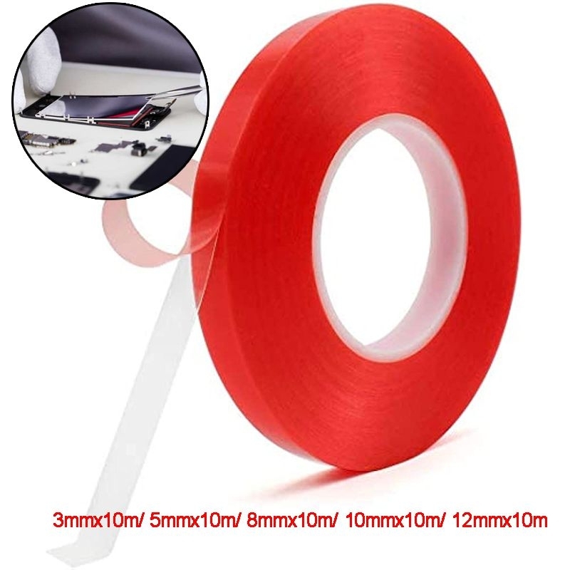 Jual Lem Perekat LCD / Nail Art Kuku Double Tape Merah Super Kuat ...