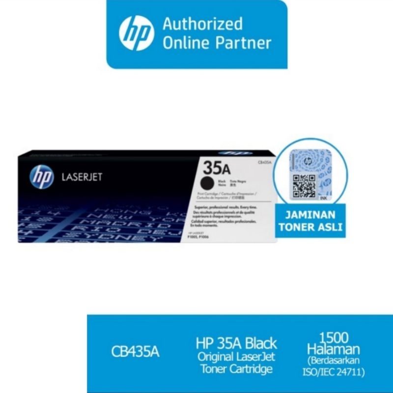 Jual HP 35A Black Original LaserJet Toner Cartridge | Shopee Indonesia