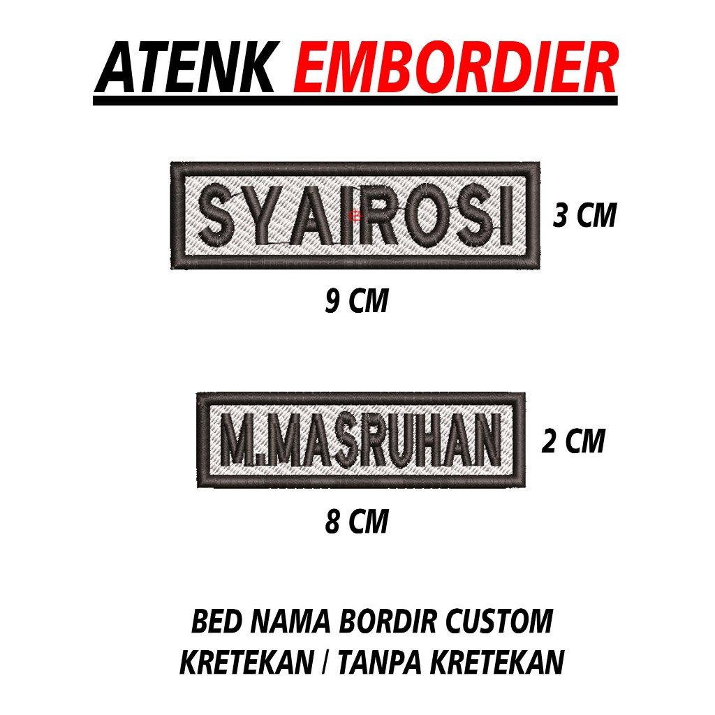 Jual PACHT BET BED NAMA CUSTOM SESUAI PESANAN | Shopee Indonesia