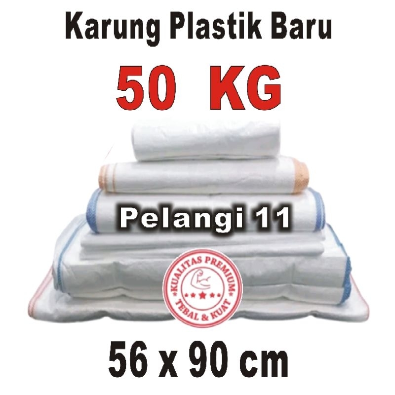 Jual Karung 50 Kg , Karung Plastik Baru 10 Lembar | Shopee Indonesia