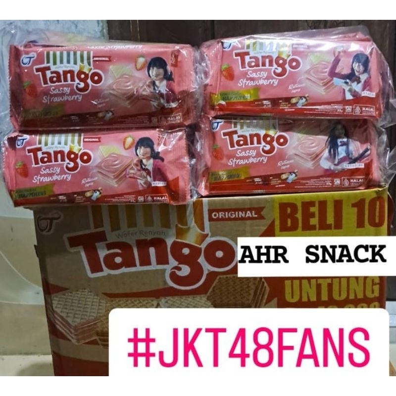 Jual WAFER TANGO X JKT48 VIRAL !! 35 gr. special edition 1 pack, isi 10 pcs | Shopee Indonesia