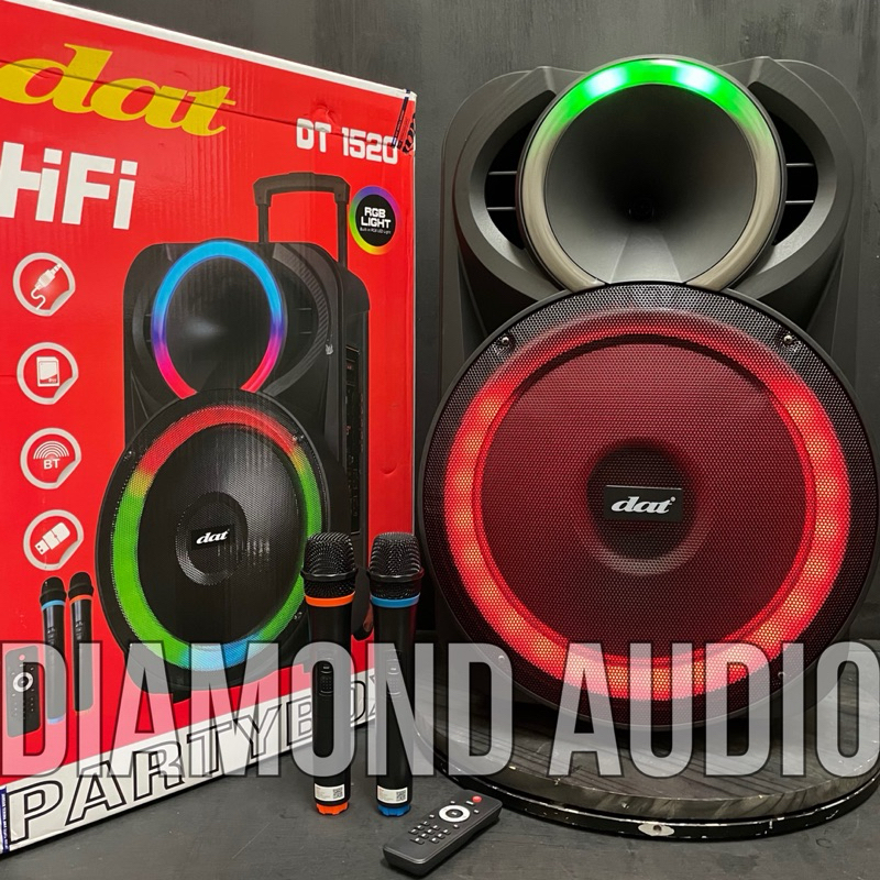 Jual speaker portable dat dt1520 original 15 inch DAT DT 1520 | Shopee ...