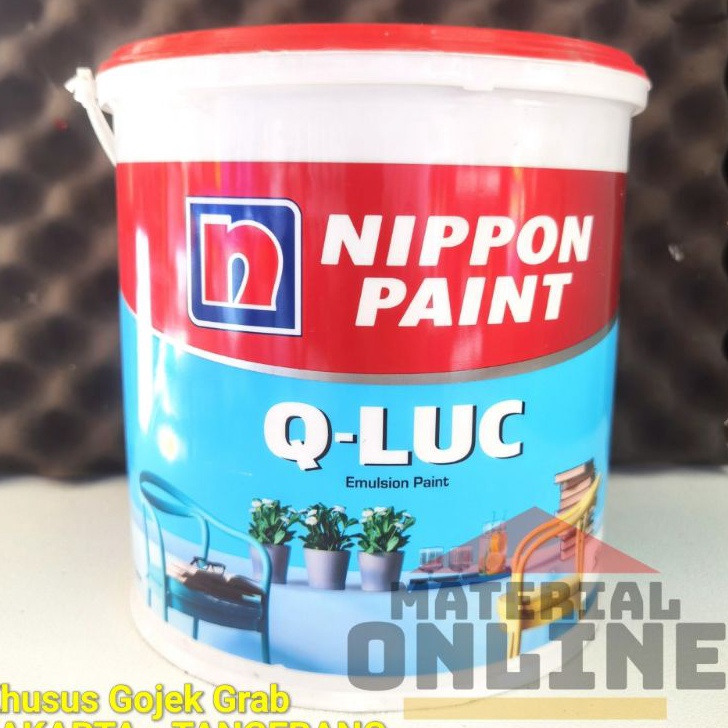 Jual QLUC Q Luc Qiluc Cat Tembok Warna Putih Hitam Cream Hijau Biru Abu ...