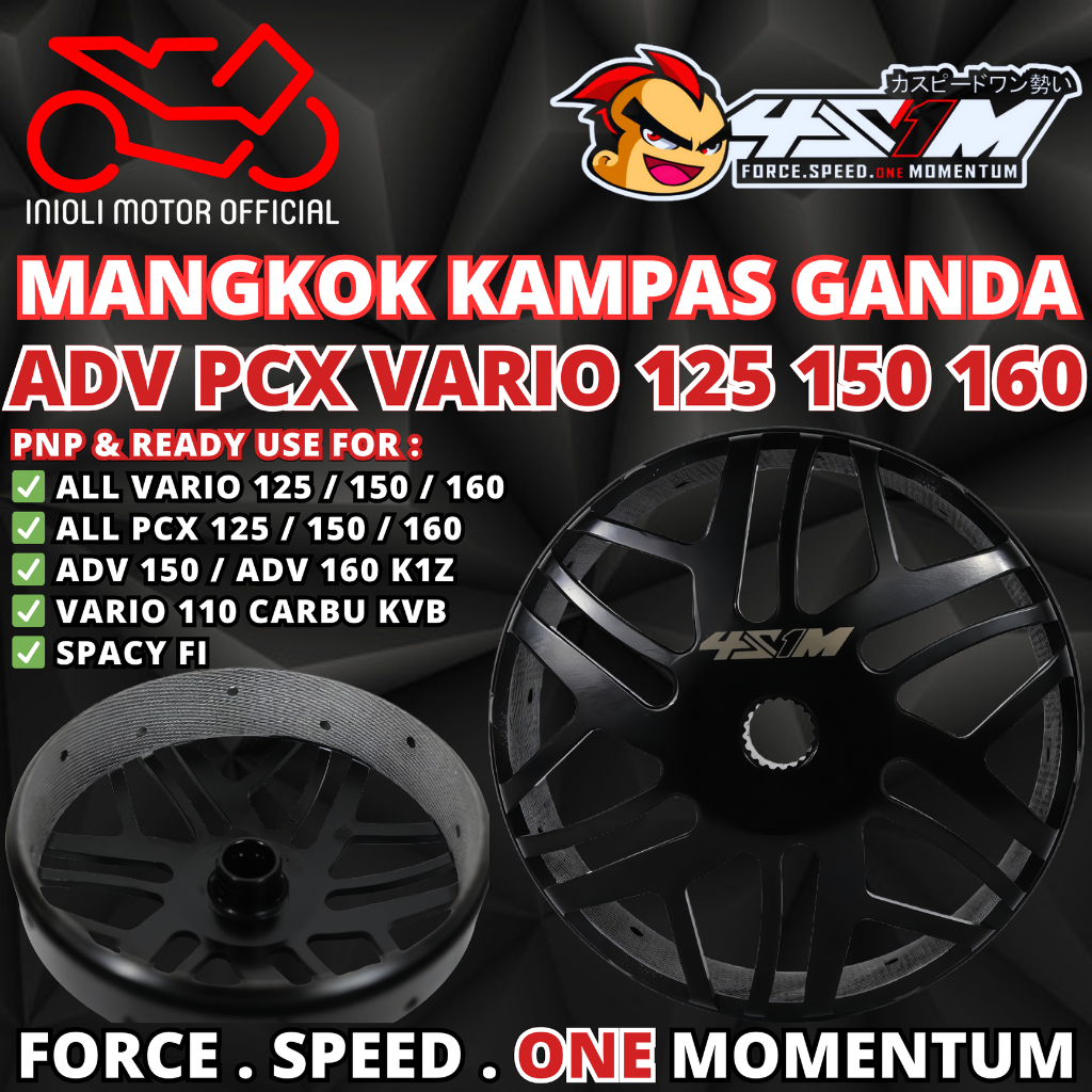 Jual MANGKOK KAMPAS GANDA 4S1M ADV PCX 150 160 VARIO 125 FI ESP VARIO ...
